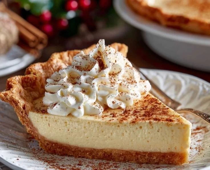 Creamy Cinnamon-Vanilla Custard Pie
