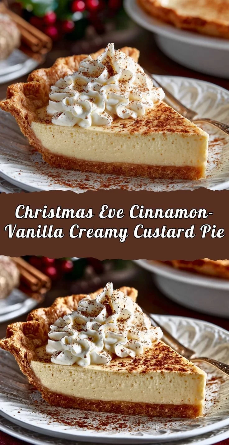 Creamy Cinnamon-Vanilla Custard Pie