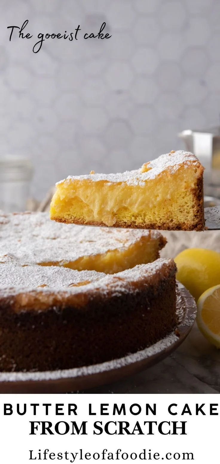 Gooey Lemon Butter Cake