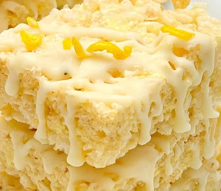 Lemon Rice Krispy Treats