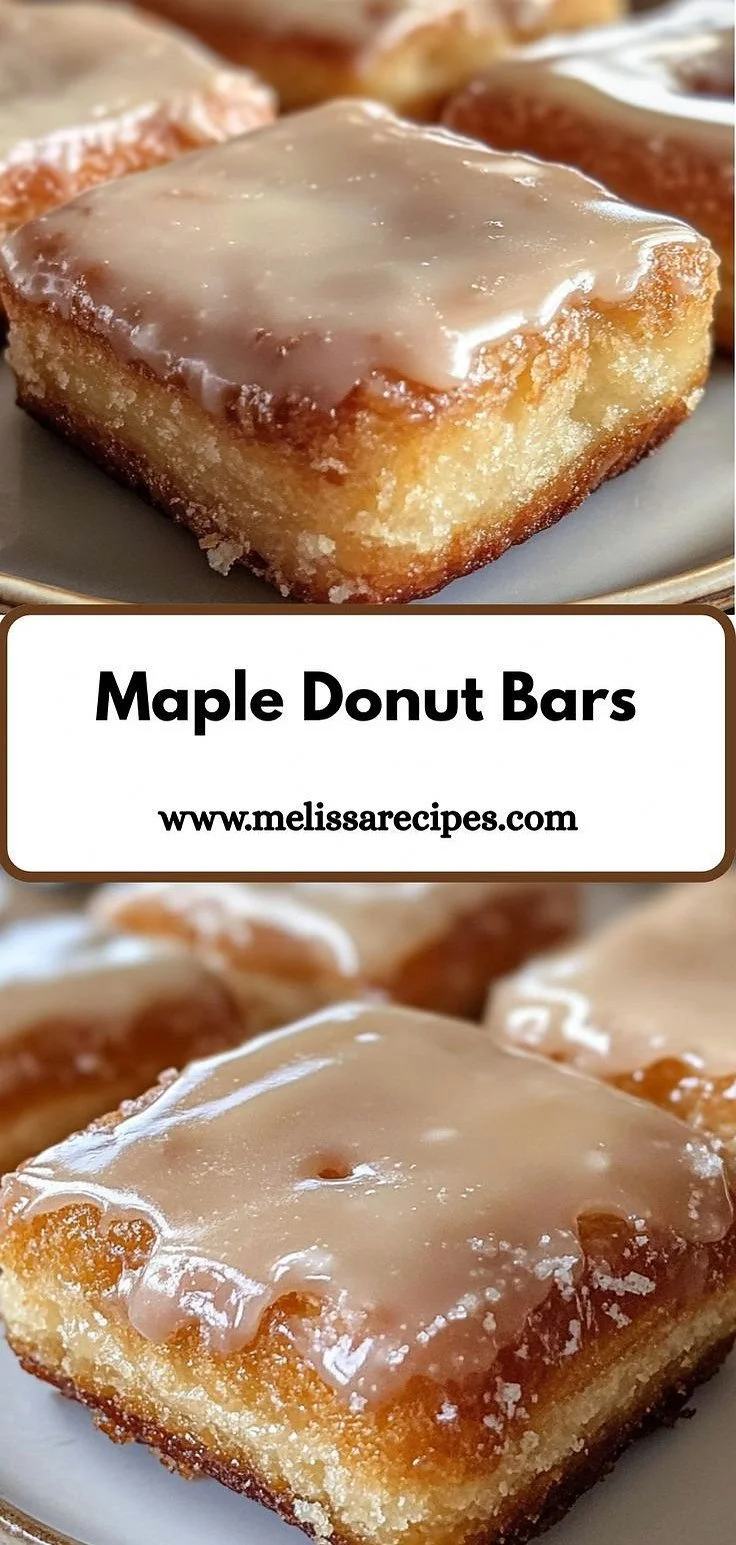 Maple Donut Bars