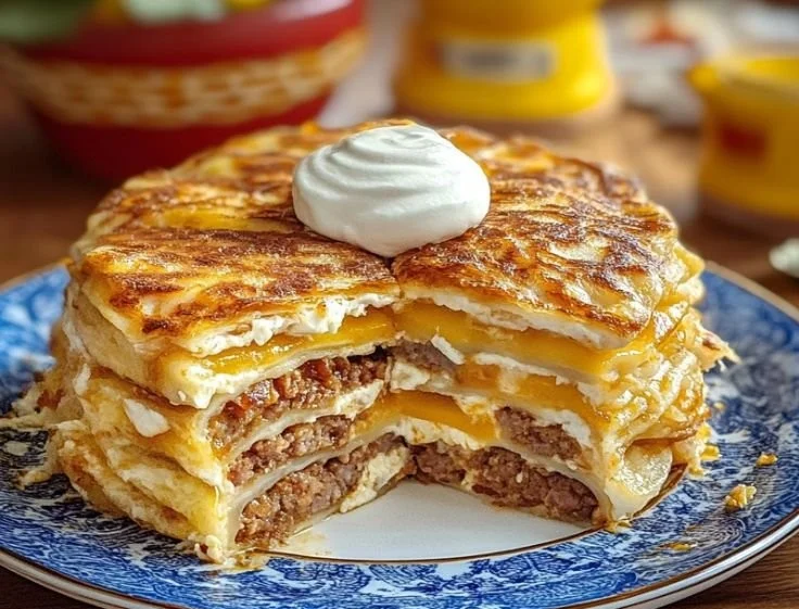 Ultimate Breakfast Lasagna: Pancake Sausage Casserole