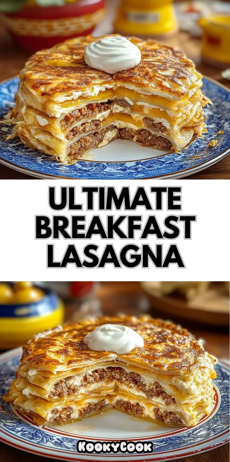 Ultimate Breakfast Lasagna: Pancake Sausage Casserole