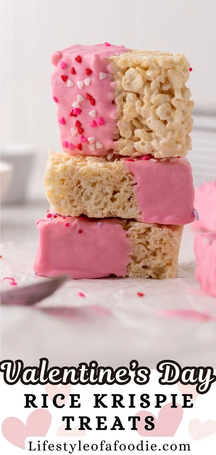 Valentine's Day Rice Krispie Treats