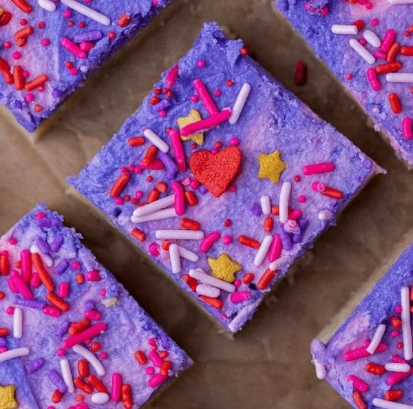 Valentine's Day Sugar Cookie Bars