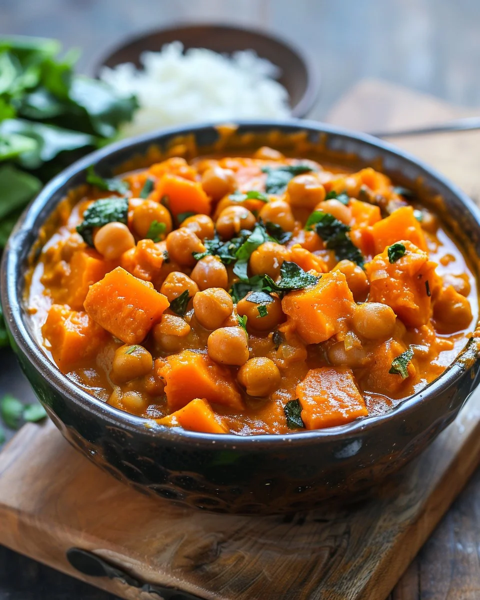 Sweet Potato and Chickpea Curry