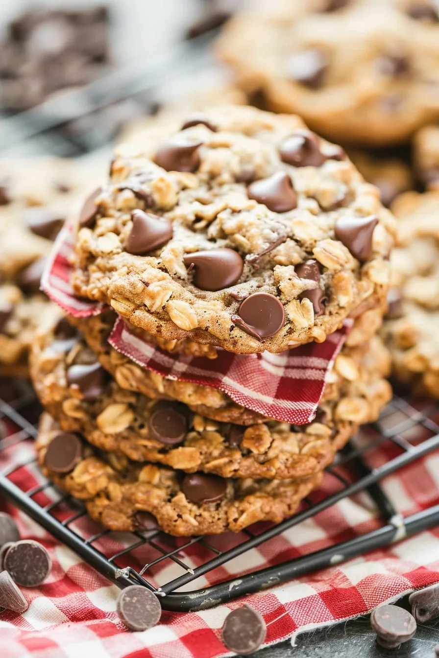 The Best Oatmeal Chocolate Chip Cookies - Averie Cooks